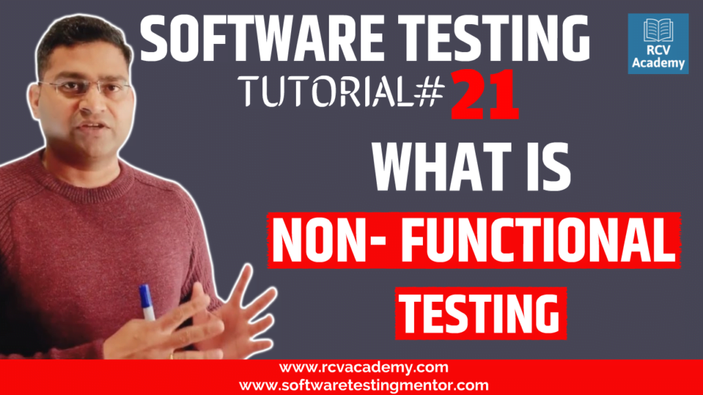 Software Testing Tutorial 21 What Is Non Functional Testing Rcv Academy